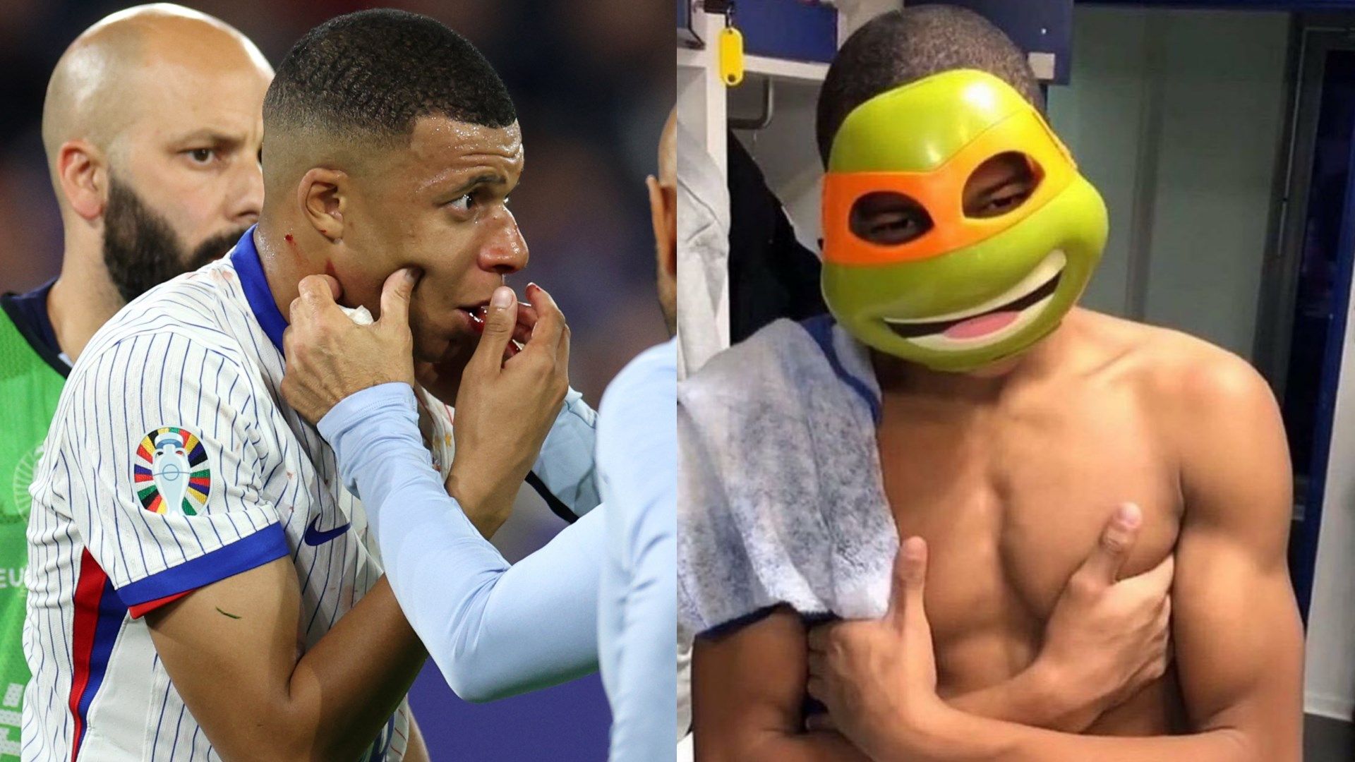 Kylian Mbappe hilariously urged to transform into a Teenage Mutant Ninja Turtle by fans as ...